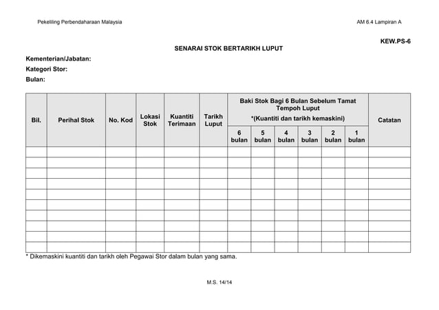 Pengurusan stor-am-6-23042018 | PDF