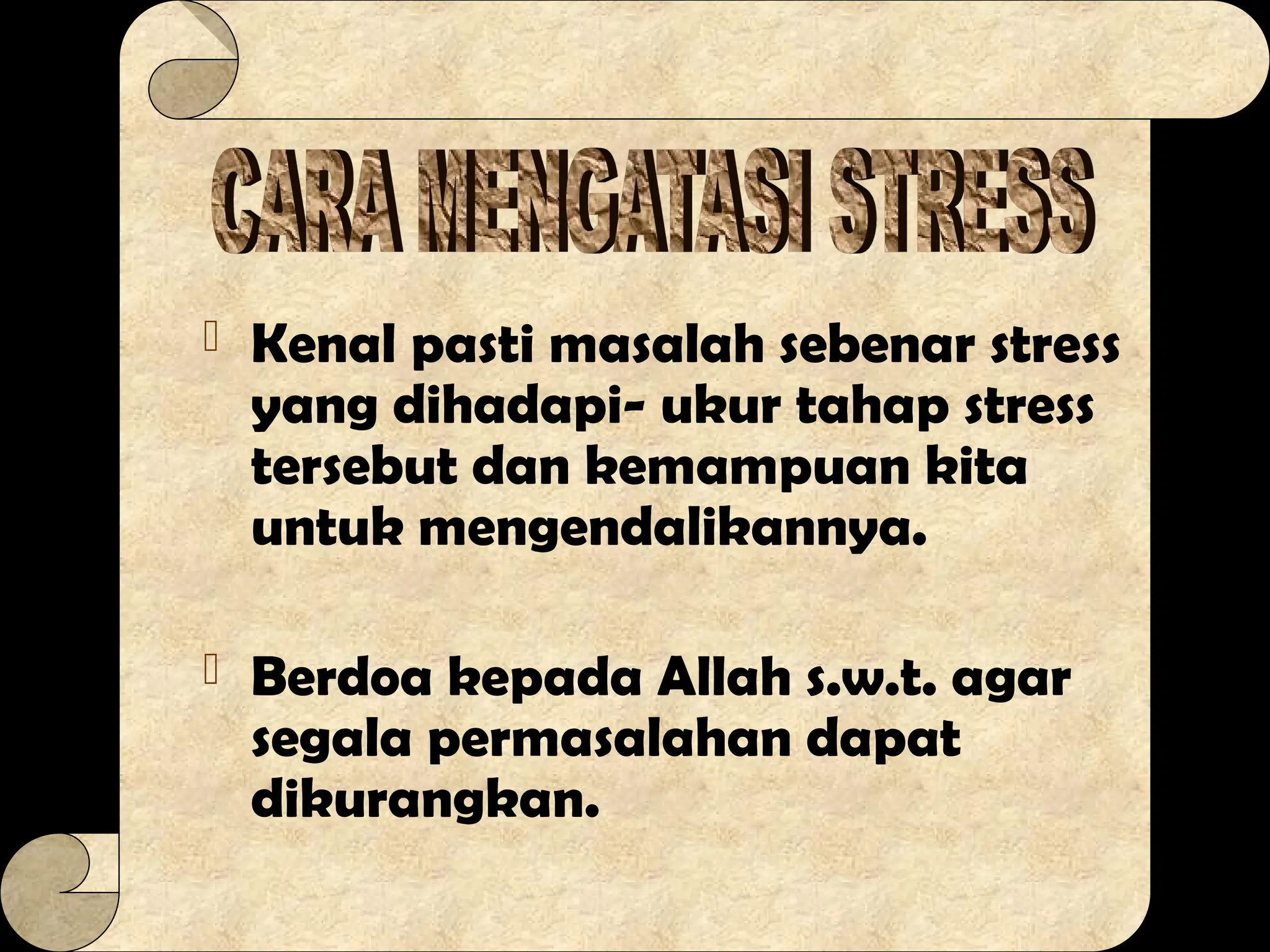 pengurusan-stres.ppt...apa yang anda perlu tahu mengenai stress? | PPT