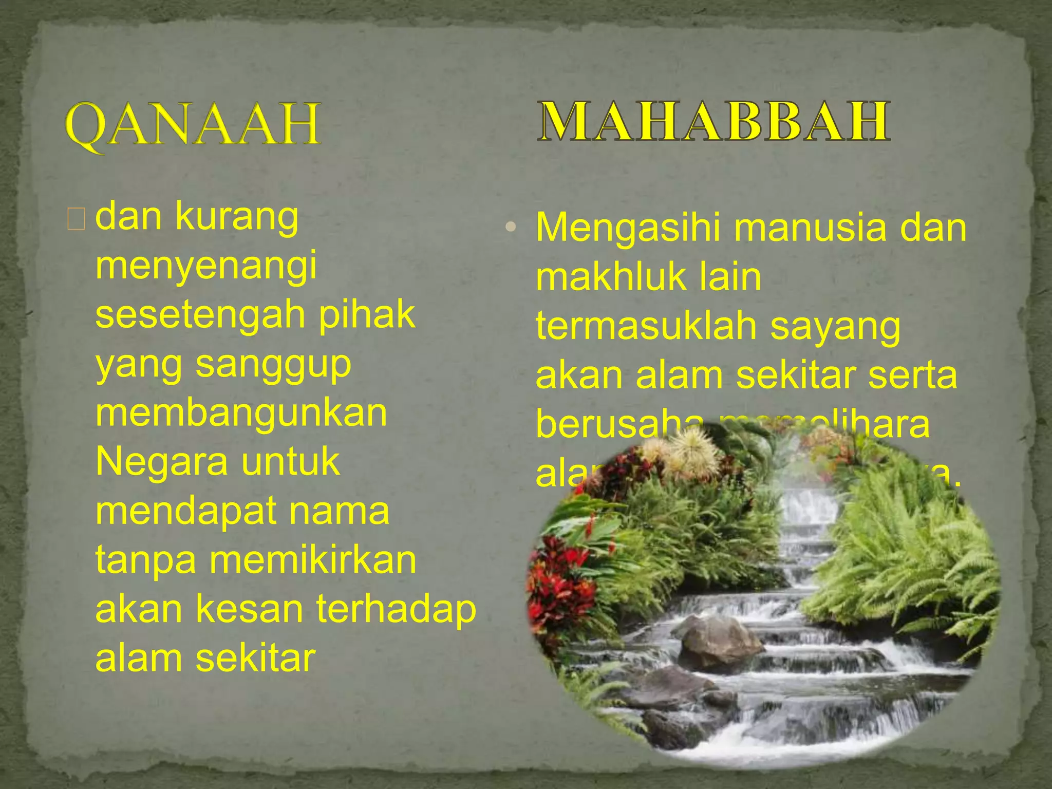 PENGURUSAN ALAM SEKITAR DARI PERSPEKTIF ISLAM | PPT