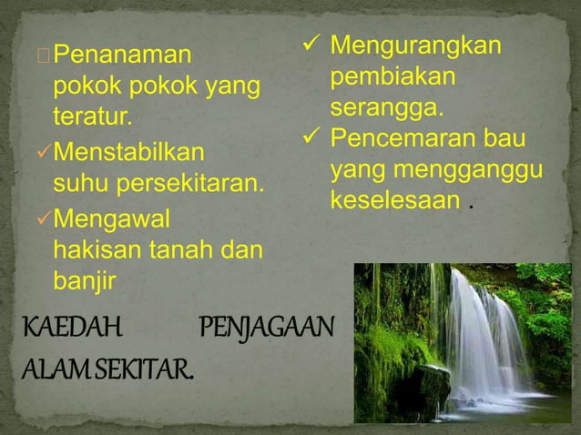 PENGURUSAN ALAM SEKITAR DARI PERSPEKTIF ISLAM | PPT