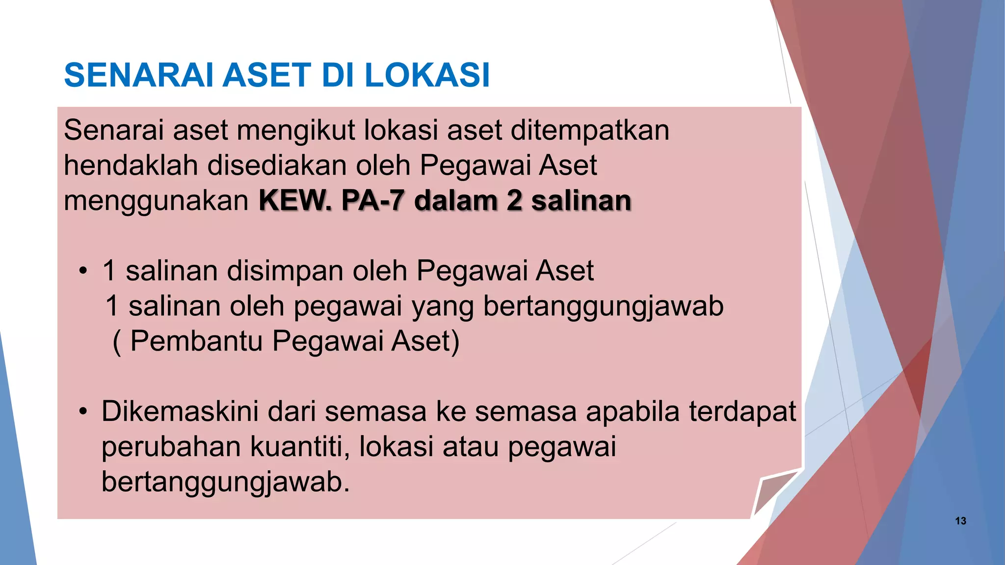 PENGURUSAN ASET & STOR | PPTX