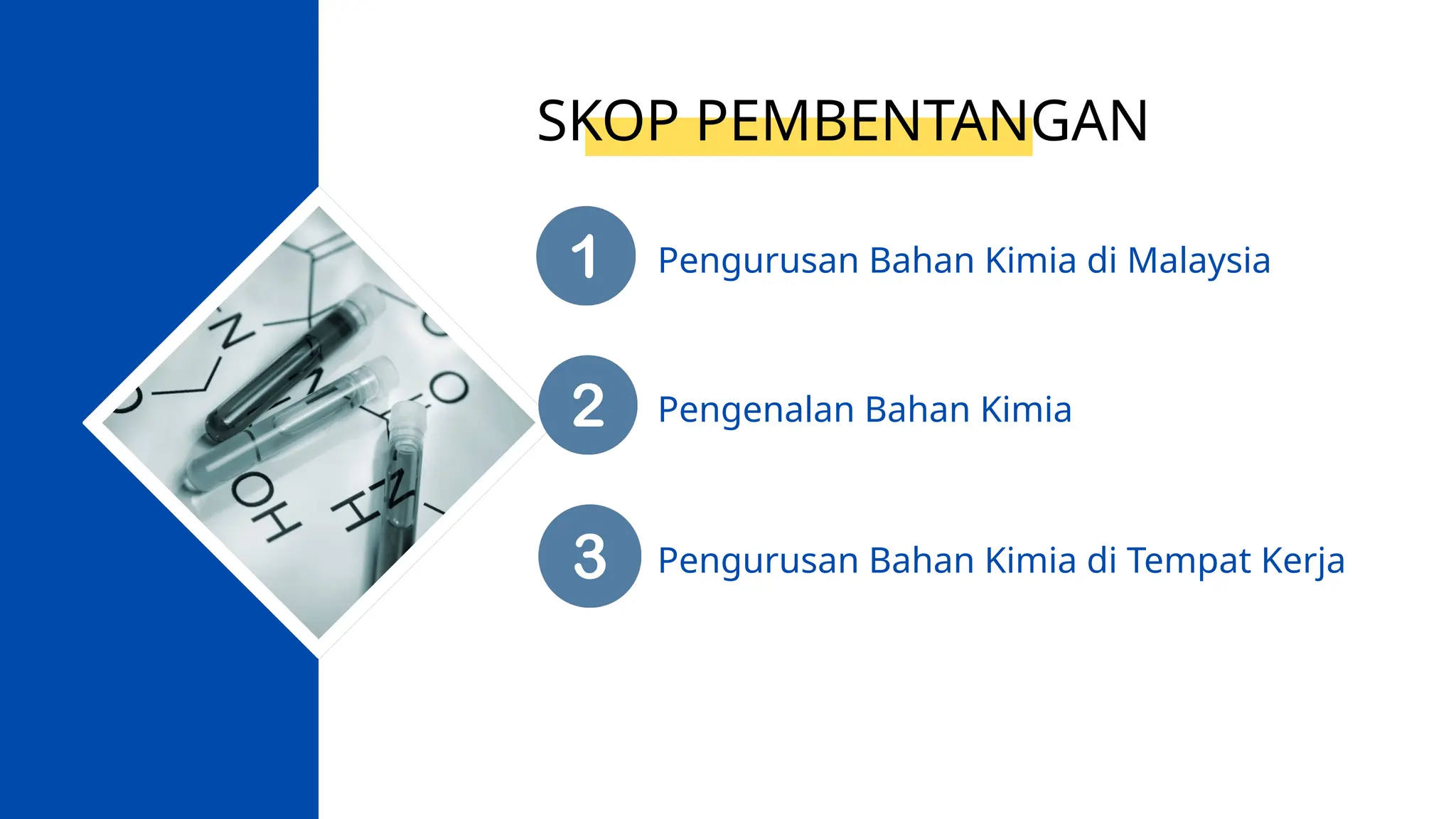 PENGURUSAN BAHAN KIMIA tetakluk Akta Keselamatan dan Kesihatan ...
