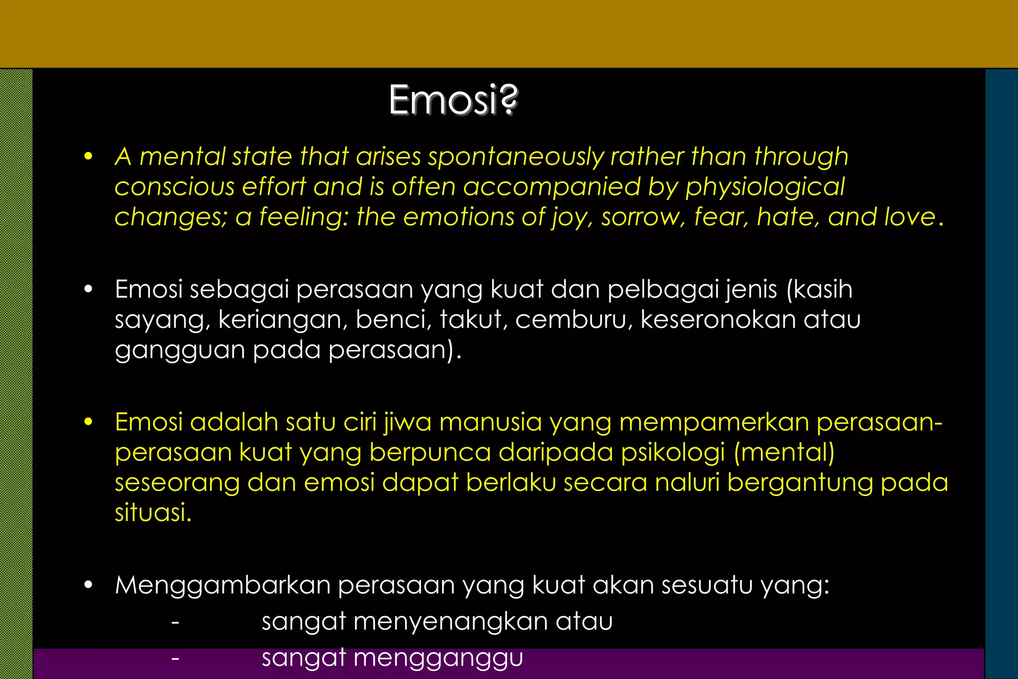 Pengurusan emosi | PDF