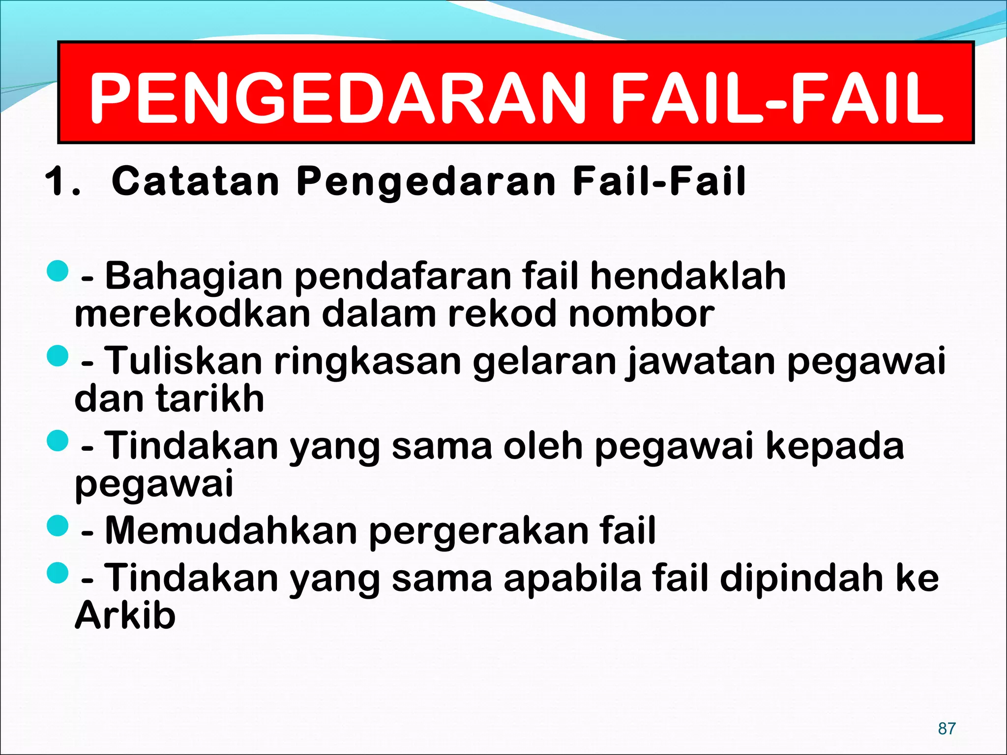 Pengurusan fail | PPT