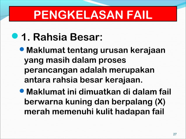 Pengurusan fail | PPT