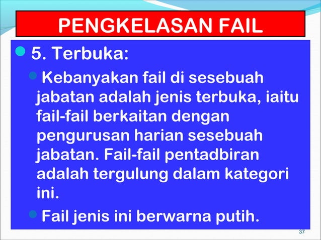 Pengurusan fail | PPT