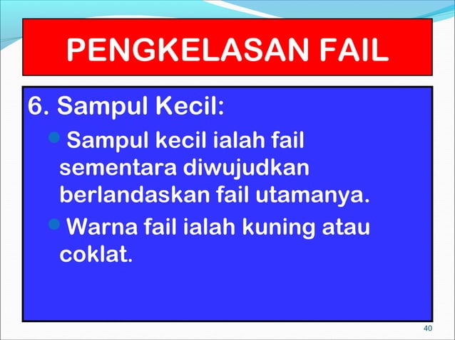 Pengurusan fail | PPT