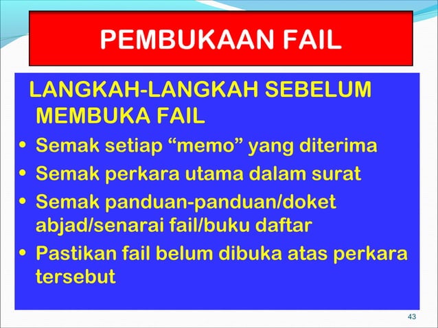 Pengurusan fail | PPT
