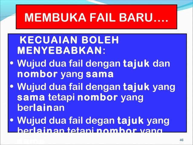 Pengurusan fail | PPT