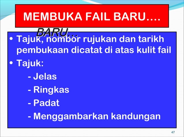 Pengurusan fail | PPT