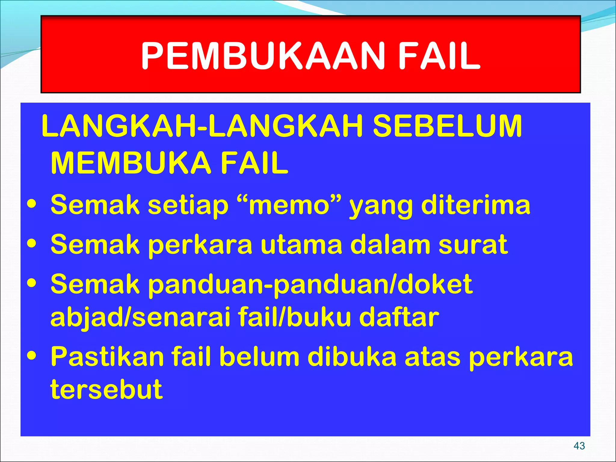 Pengurusan fail | PPT