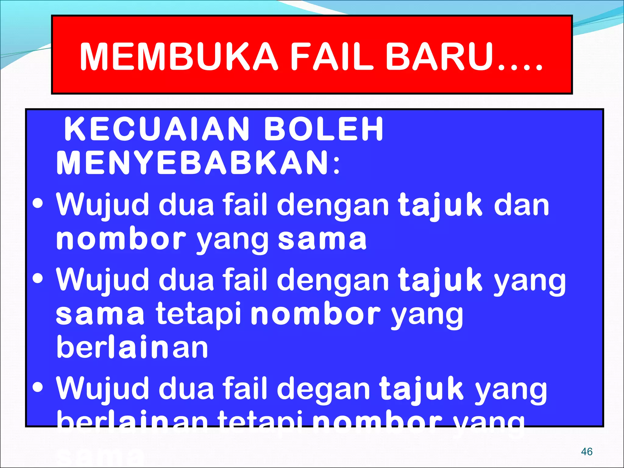 Pengurusan fail | PPT