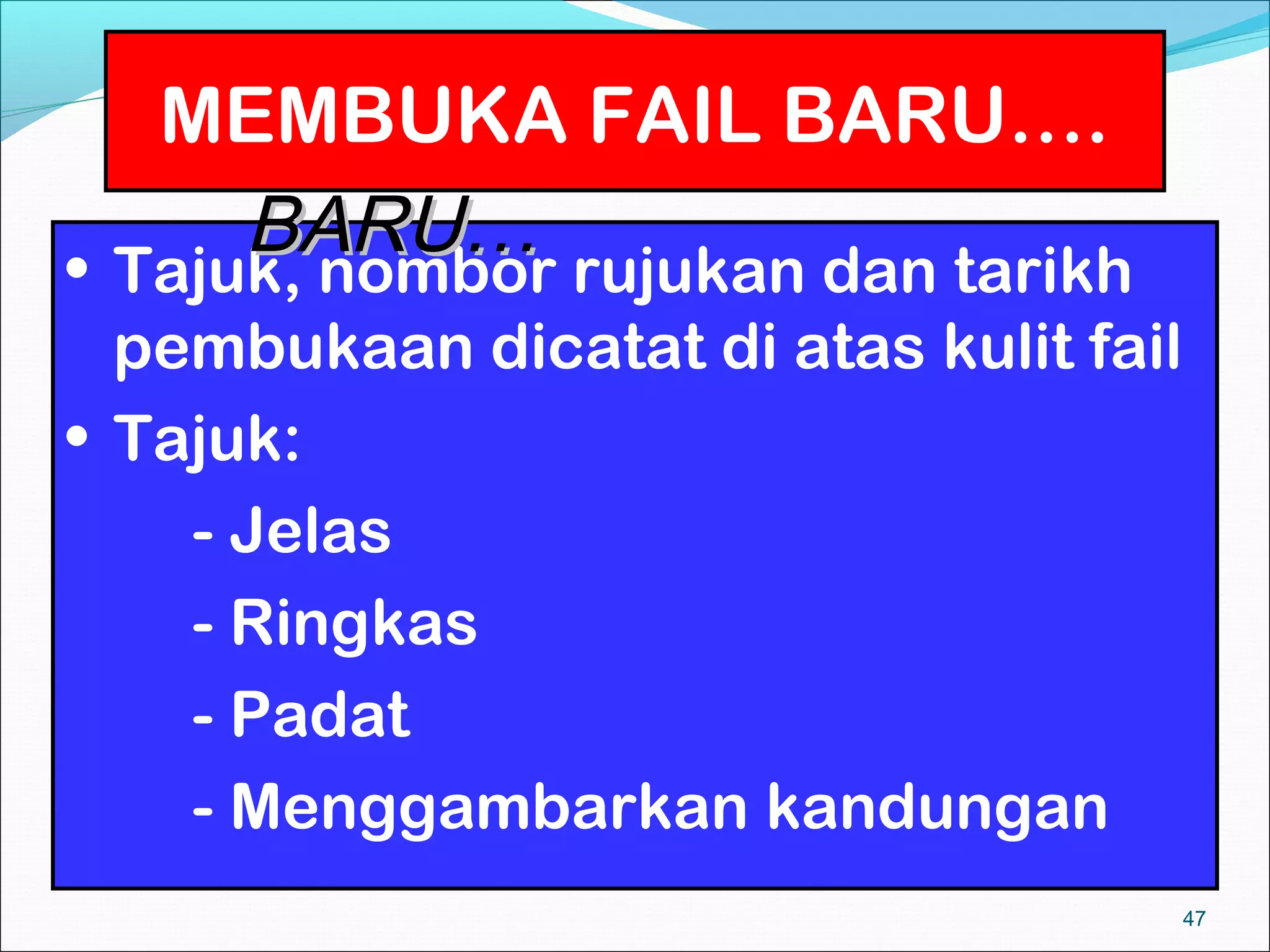 Pengurusan fail | PPT