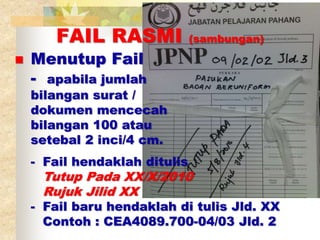 Pengurusan fail kokurikulum ppki | PPT
