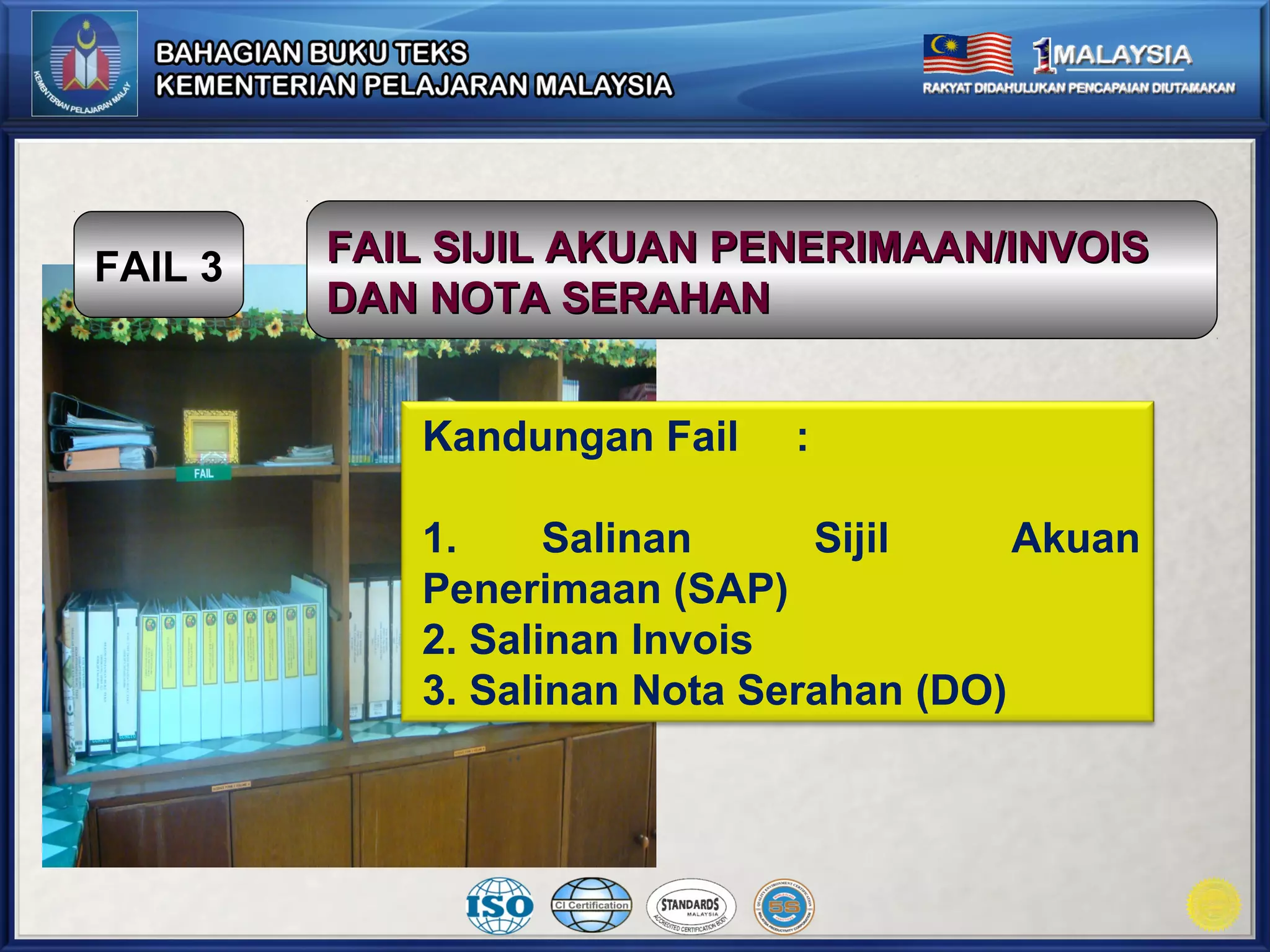 Pengurusan fail spbt | PPT