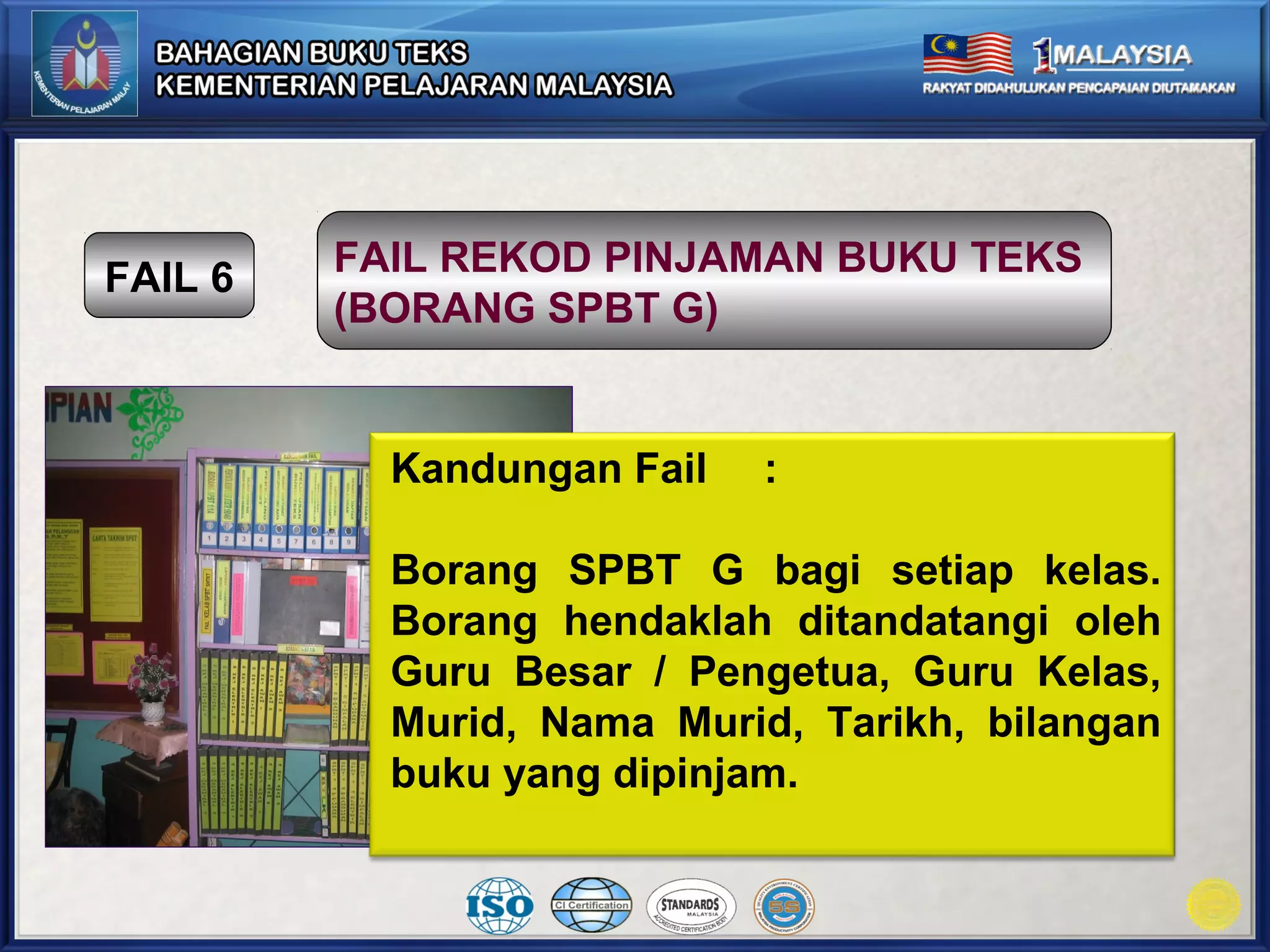 Pengurusan fail spbt | PPT