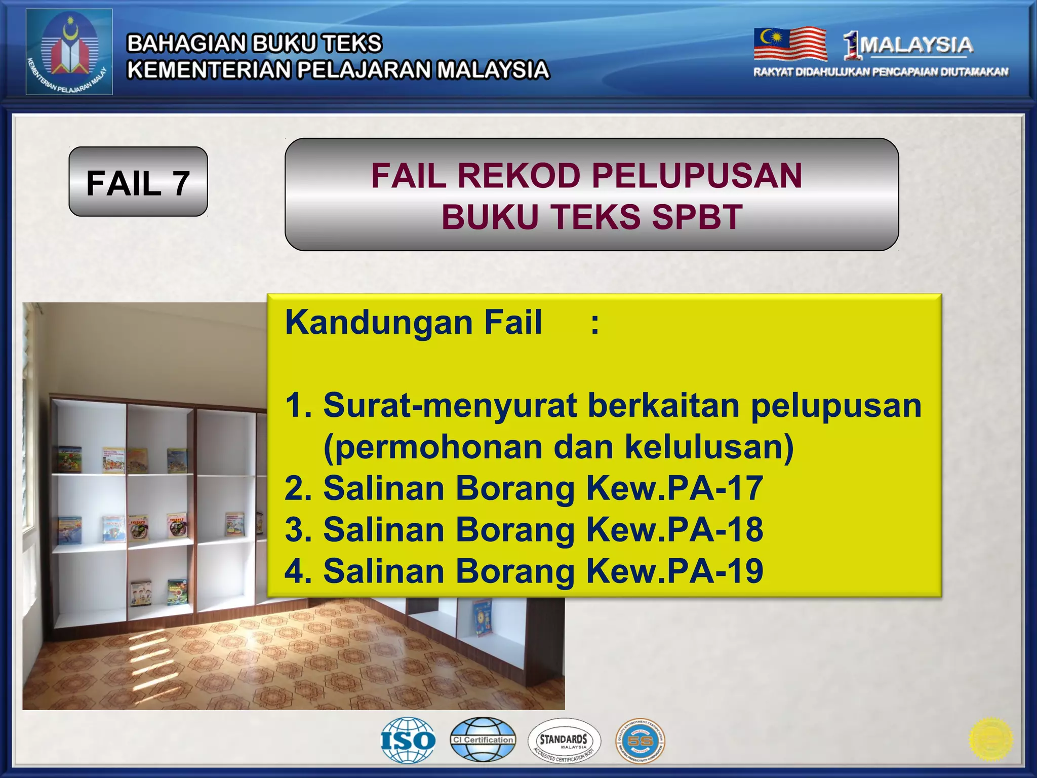 Pengurusan fail spbt | PPT