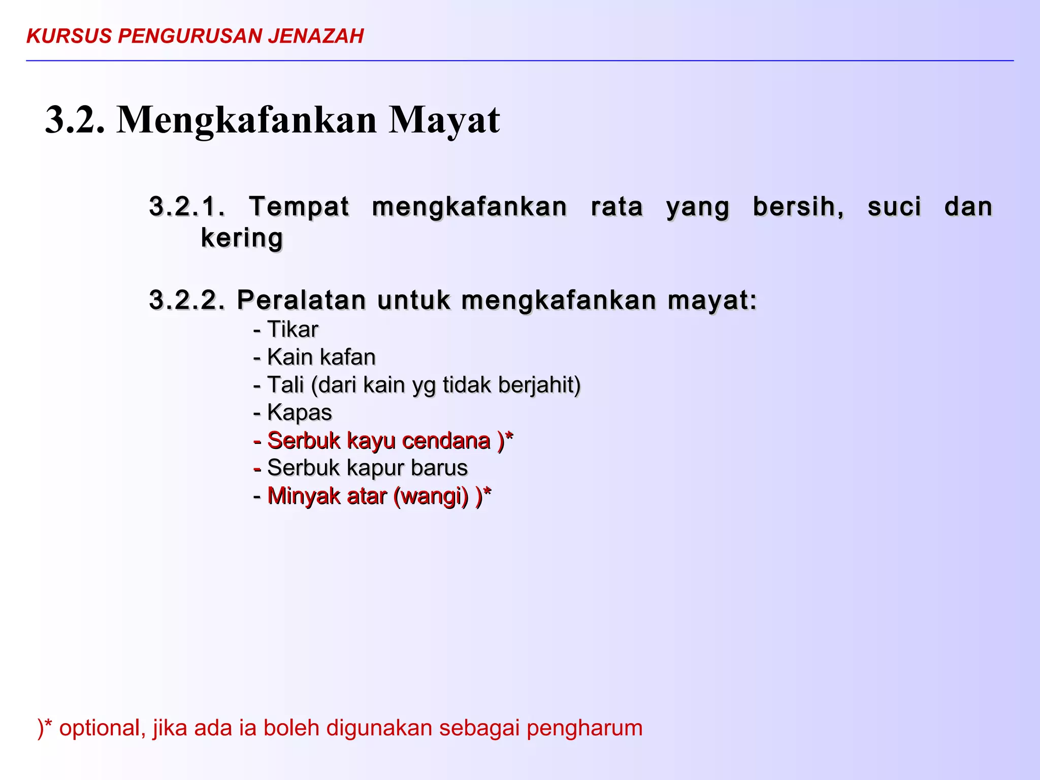 Pengurusan jenazah powerpoint | PPT