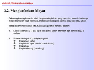Pengurusan jenazah powerpoint | PPT