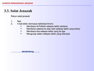 Pengurusan jenazah powerpoint | PPT