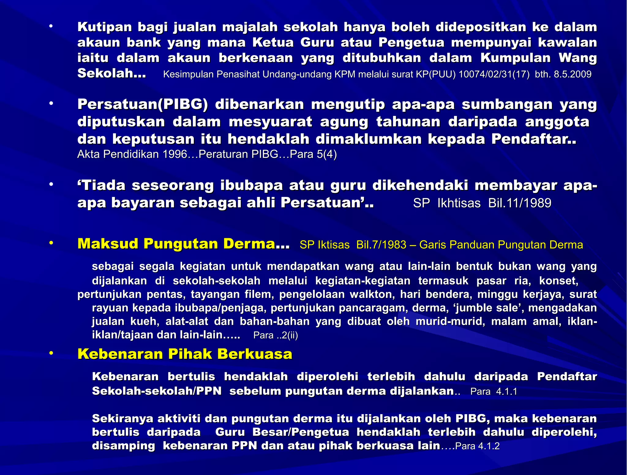 Pengurusan kewangan sekolah (pengurus) | PPT