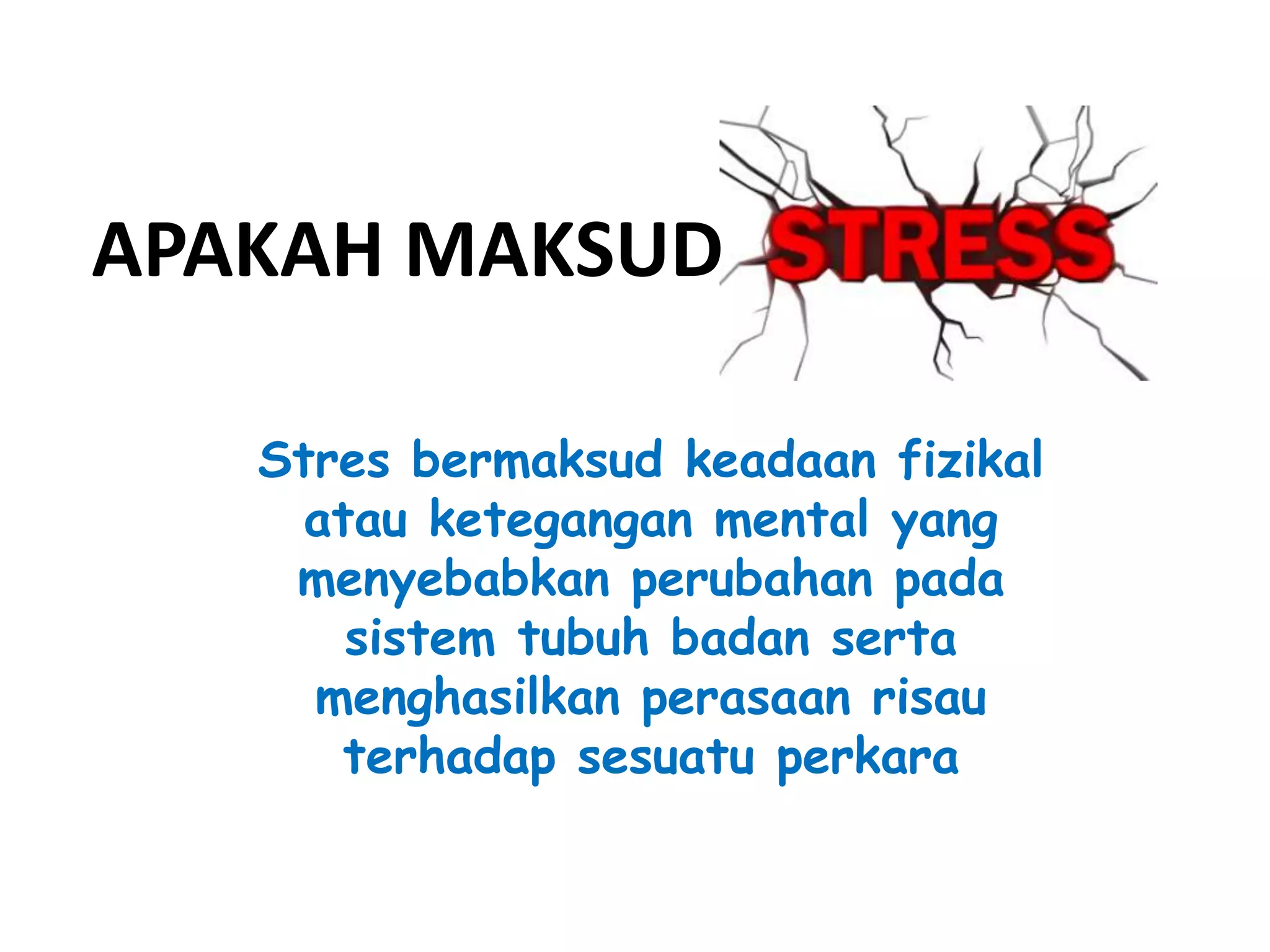 Pengurusan konflik & stres (Tingkatan 2) | PPTX