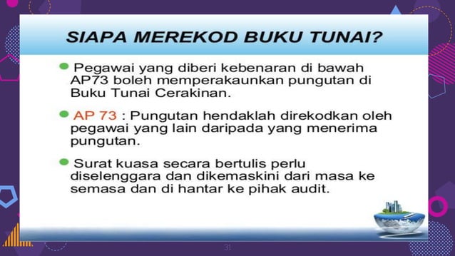 Pengurusan kutipan hasil di kaunter | PDF