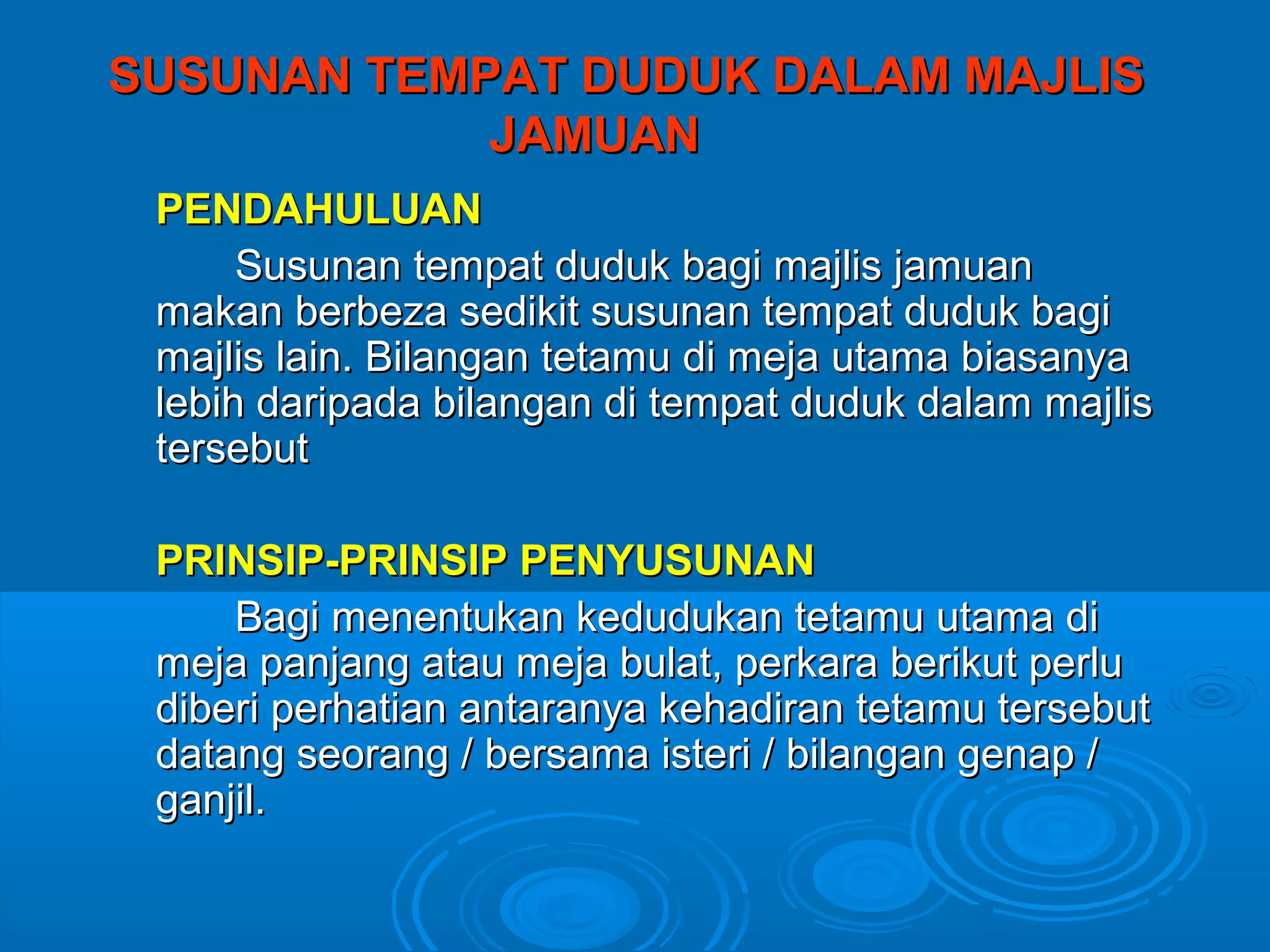 Pengurusan majlis dan protokol | PPT