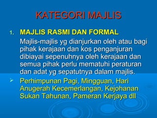 Pengurusan majlis dan protokol | PPT