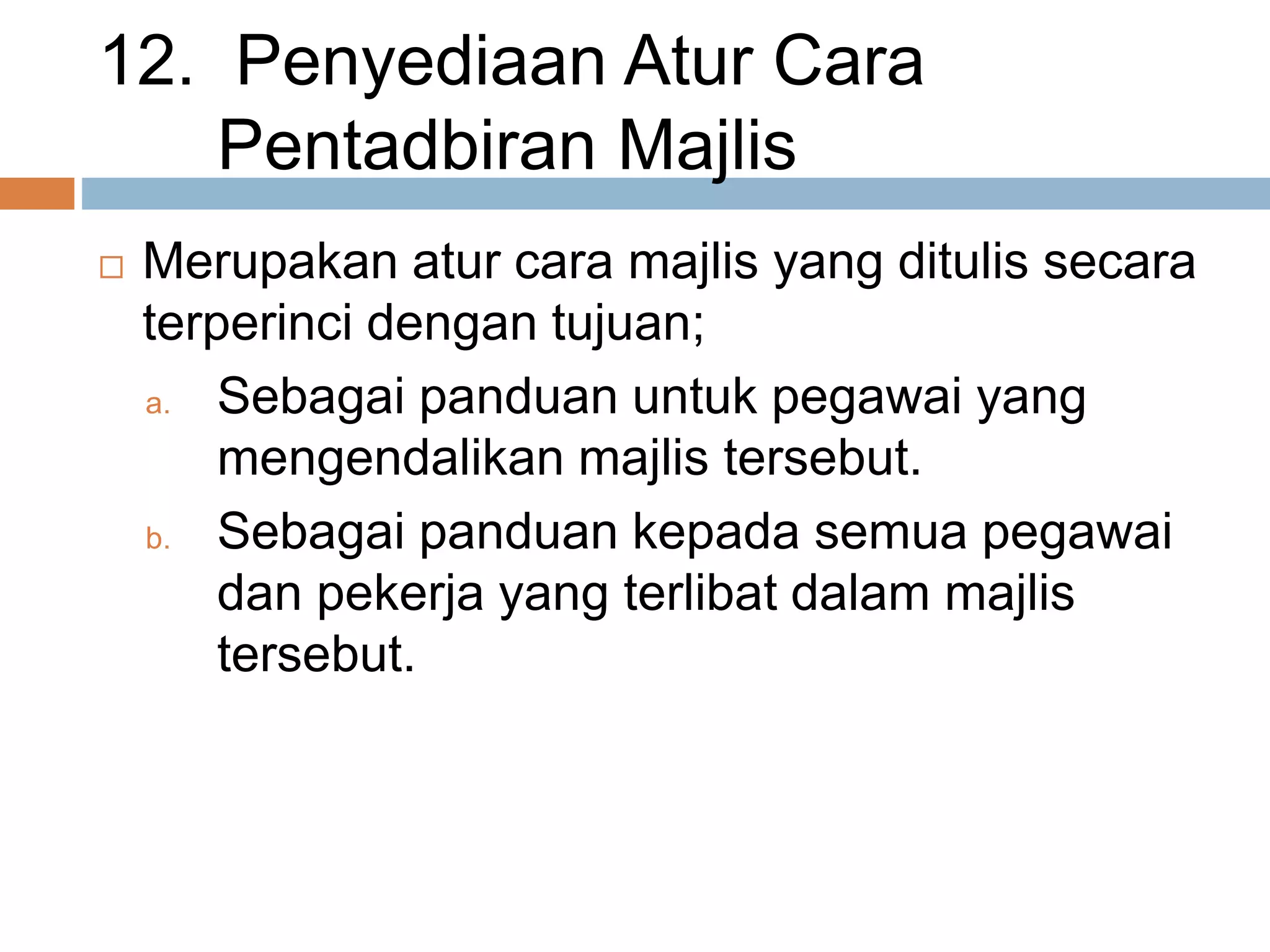 Pengurusan majlis rasmi | PPTX