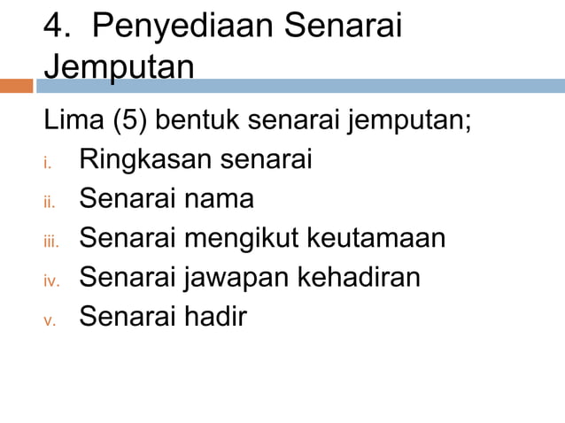 Pengurusan majlis rasmi | PPTX