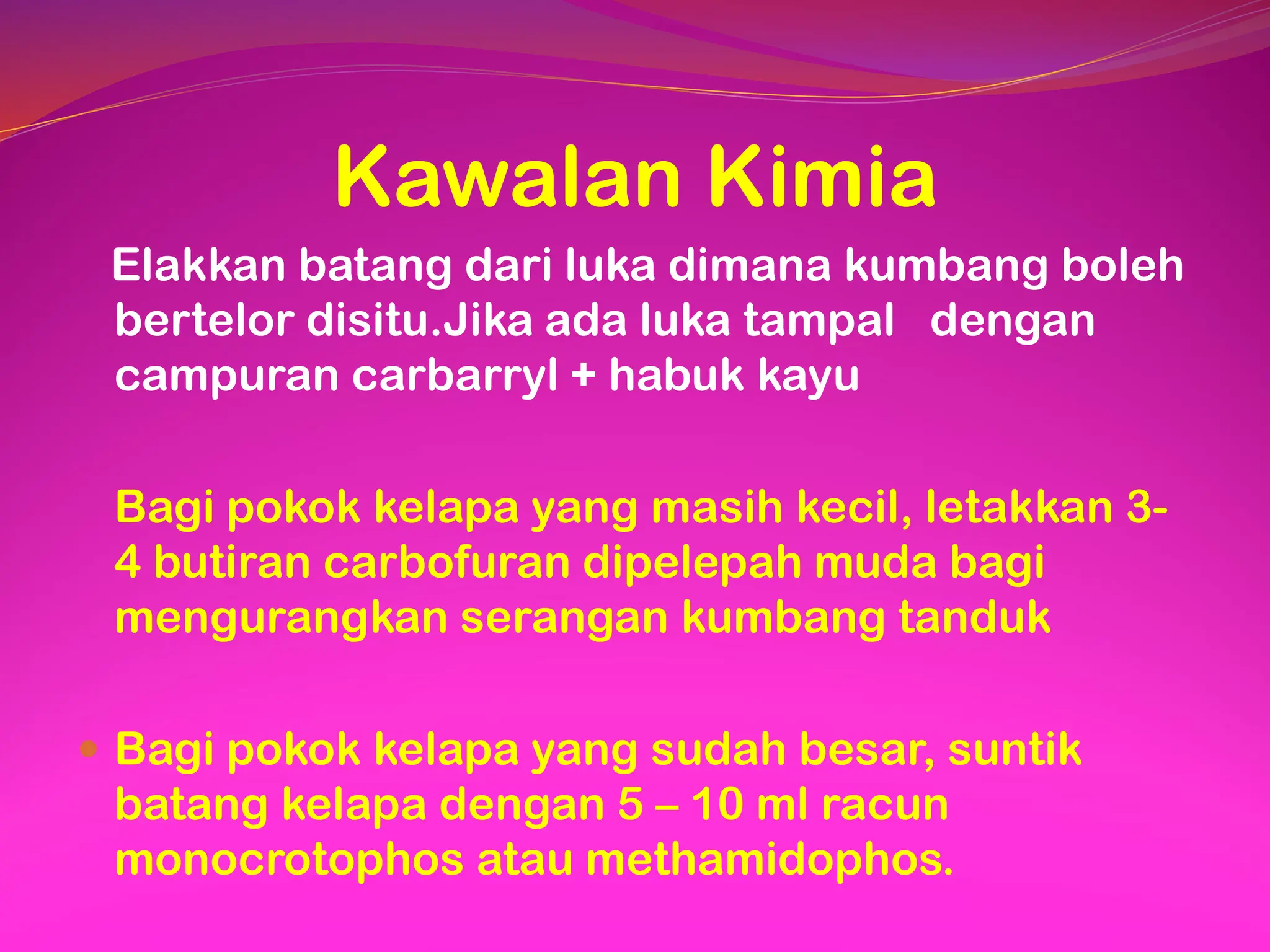 Pengurusan perosak dan penyakit kelapa di ladang | PDF