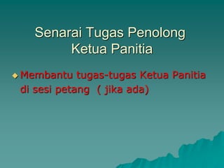 Pengurusan panitia mata pelajaran | PPTX