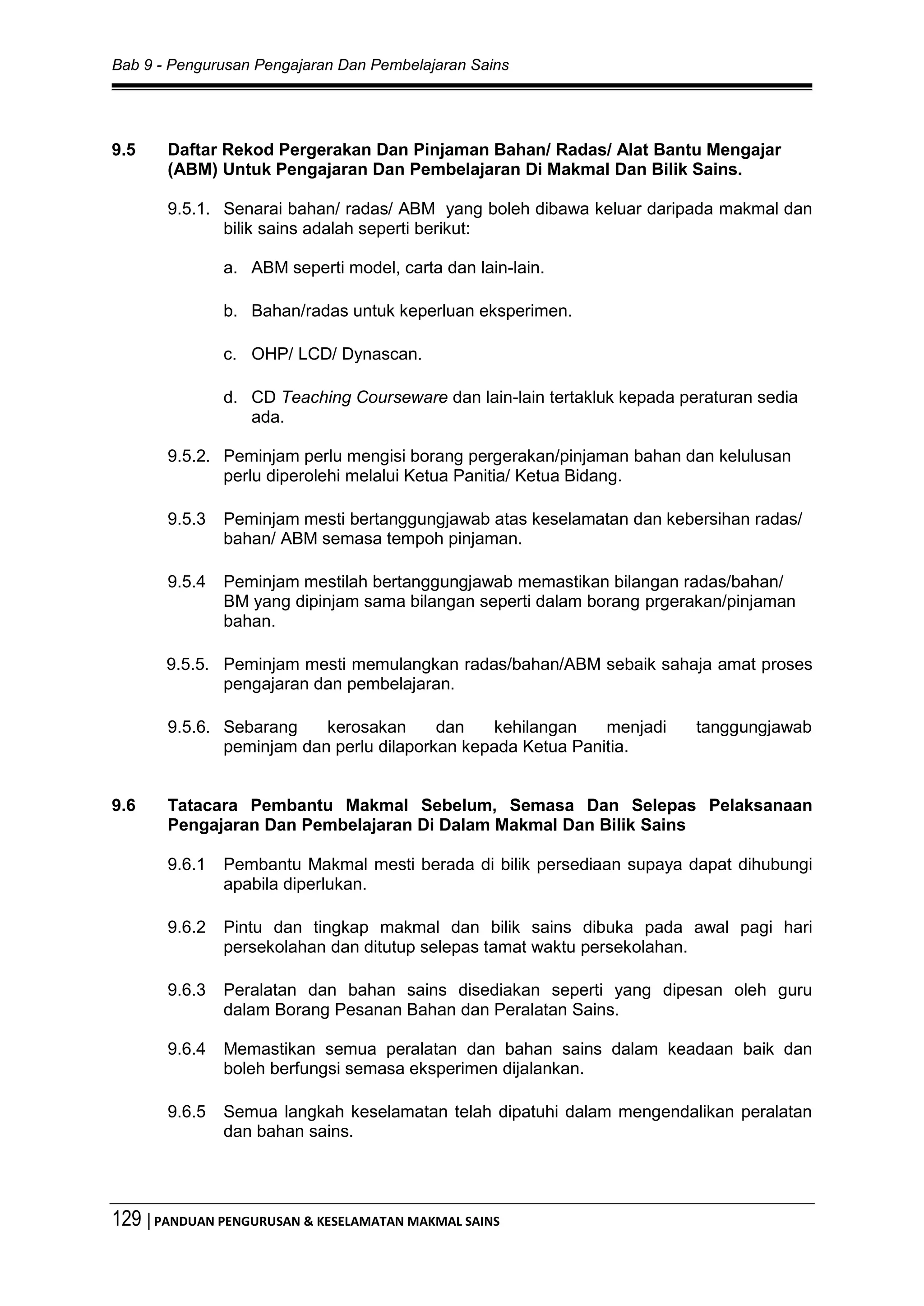 Pengurusan pdp di_makmal | PDF