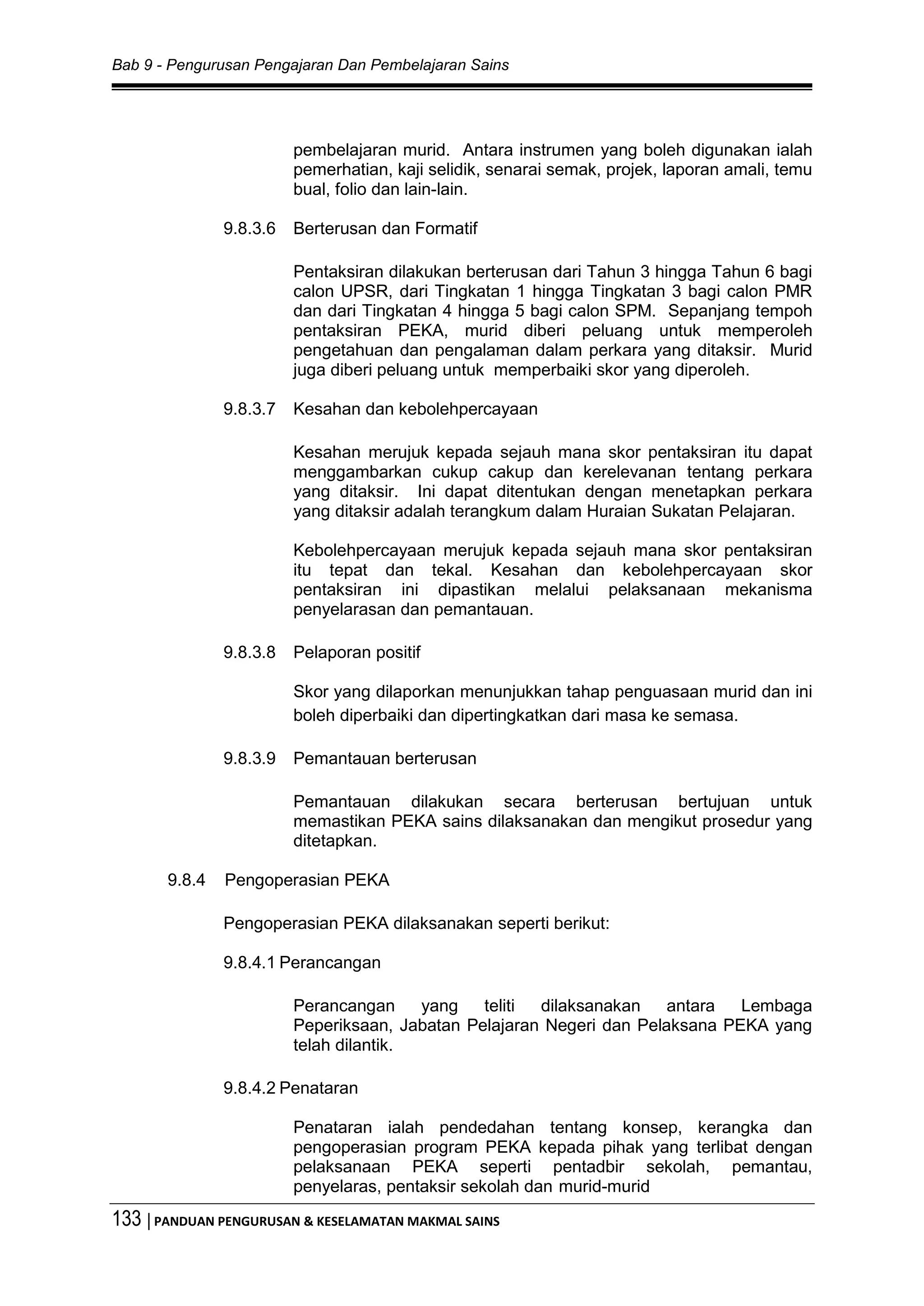 Pengurusan pdp di_makmal | PDF