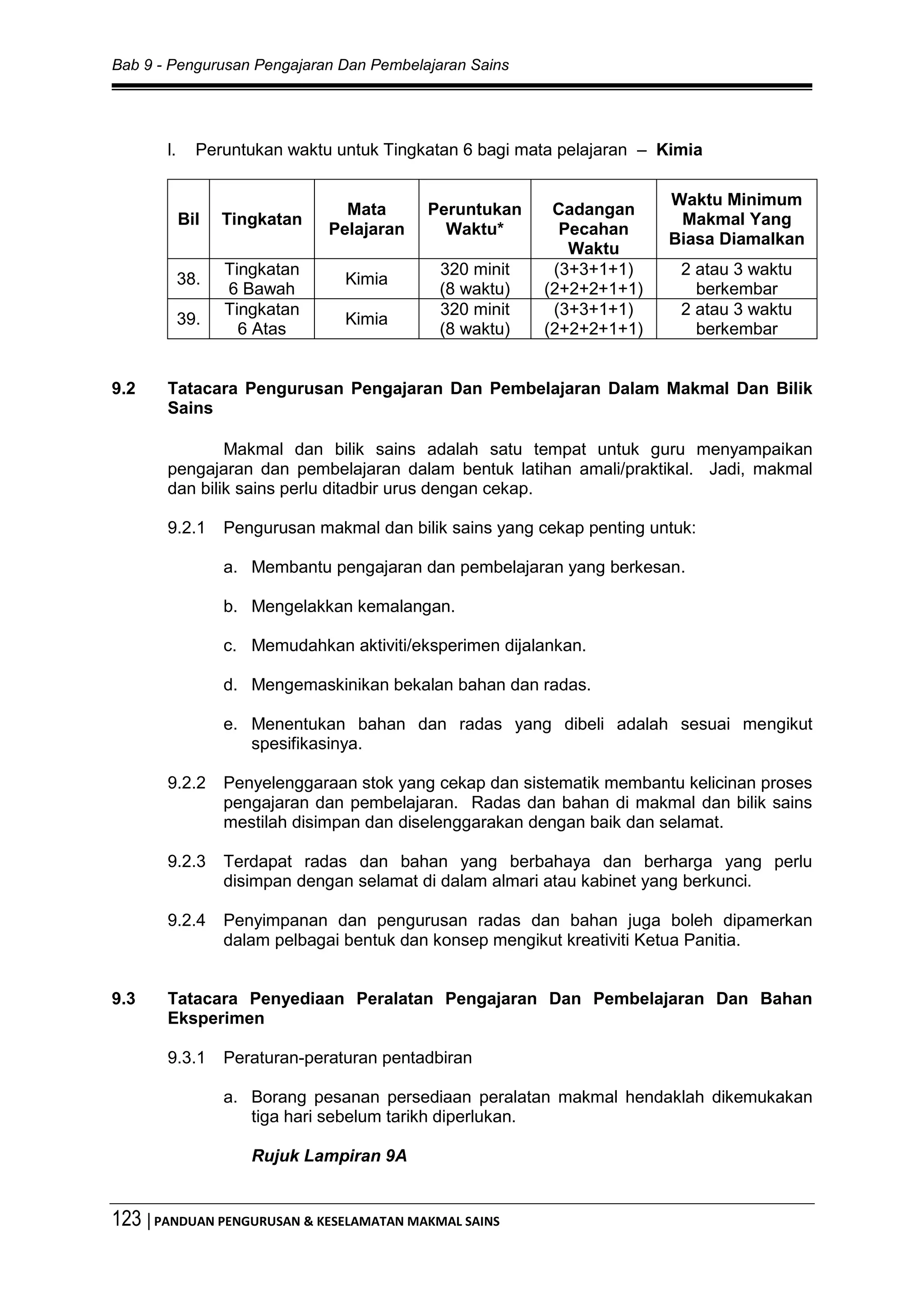 Pengurusan pdp di_makmal | PDF