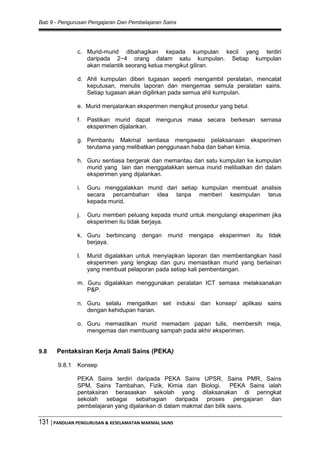 Pengurusan pdp di_makmal | PDF