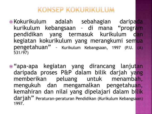 Pengurusan & pengelolaan kokurikulum pengenalan | PPT