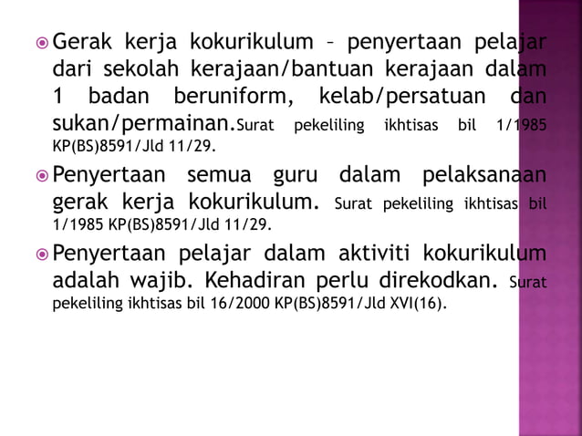 Pengurusan & pengelolaan kokurikulum pengenalan | PPT