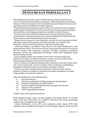 Pengurusan perniagaan | DOC