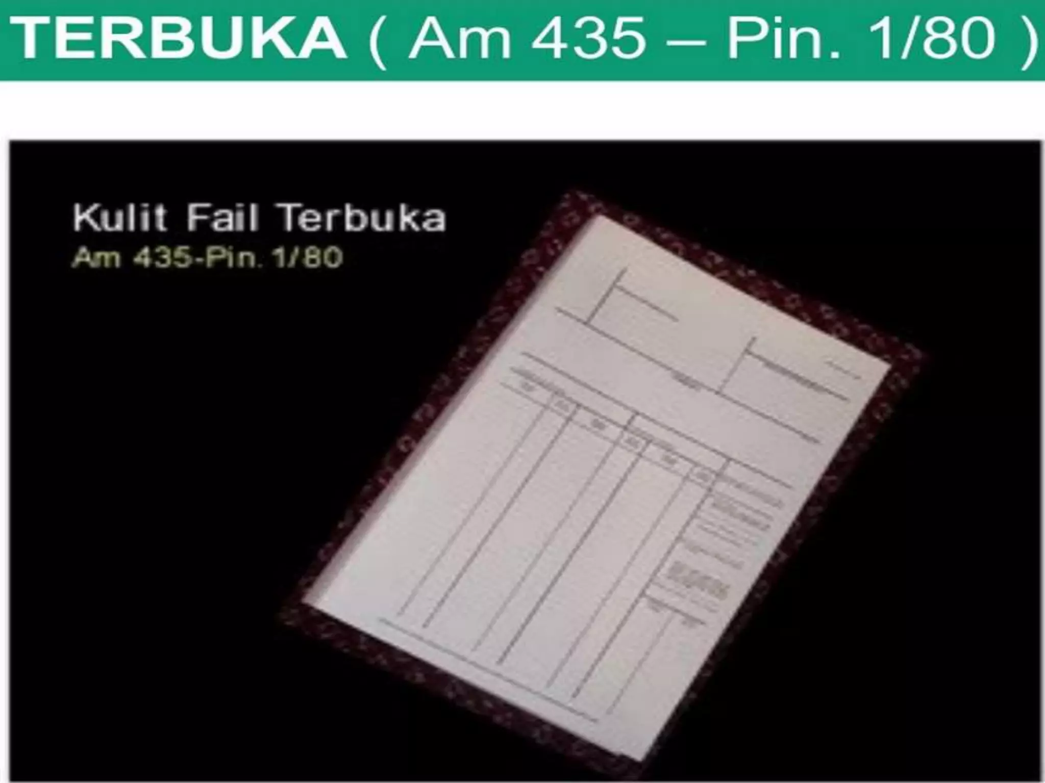 Pengurusan rekod fail. | PPTX