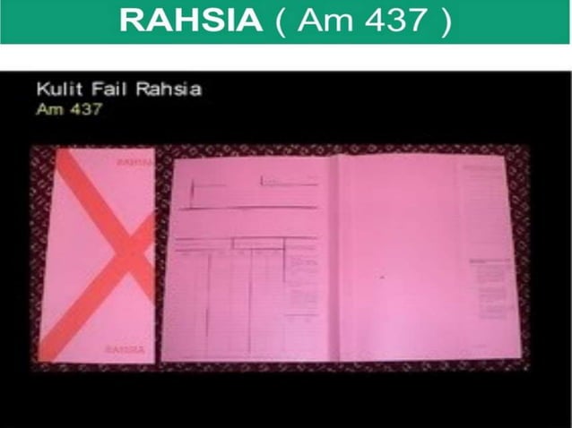 Pengurusan rekod fail. | PPTX