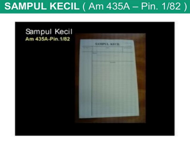 Pengurusan rekod fail. | PPTX