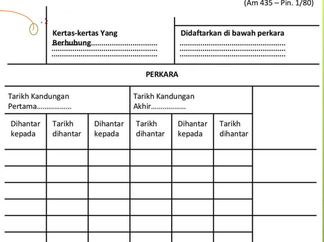 Pengurusan rekod fail. | PPTX