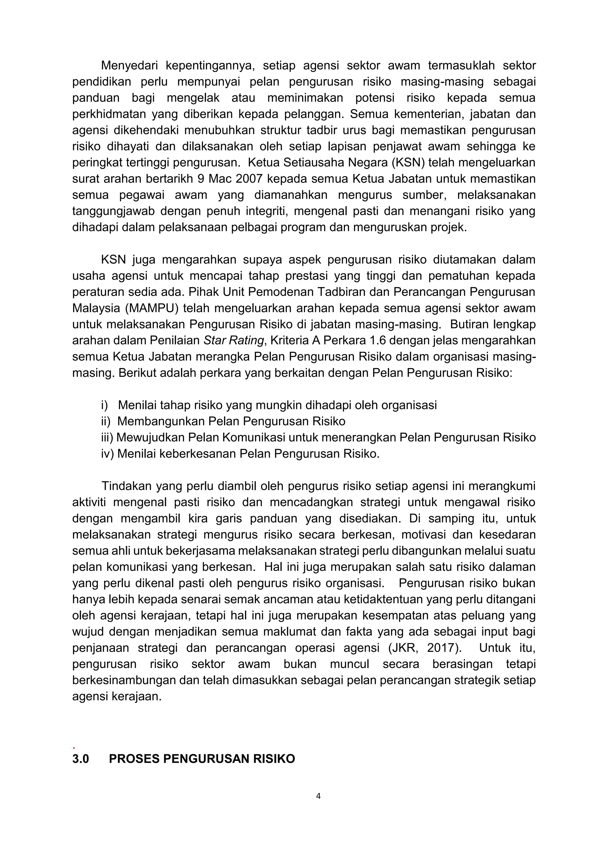 Pengurusan Risiko - IAB | PDF