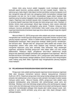 Pengurusan Risiko - IAB | PDF
