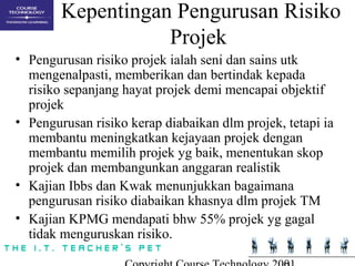 Pengurusan risiko projek | PPT