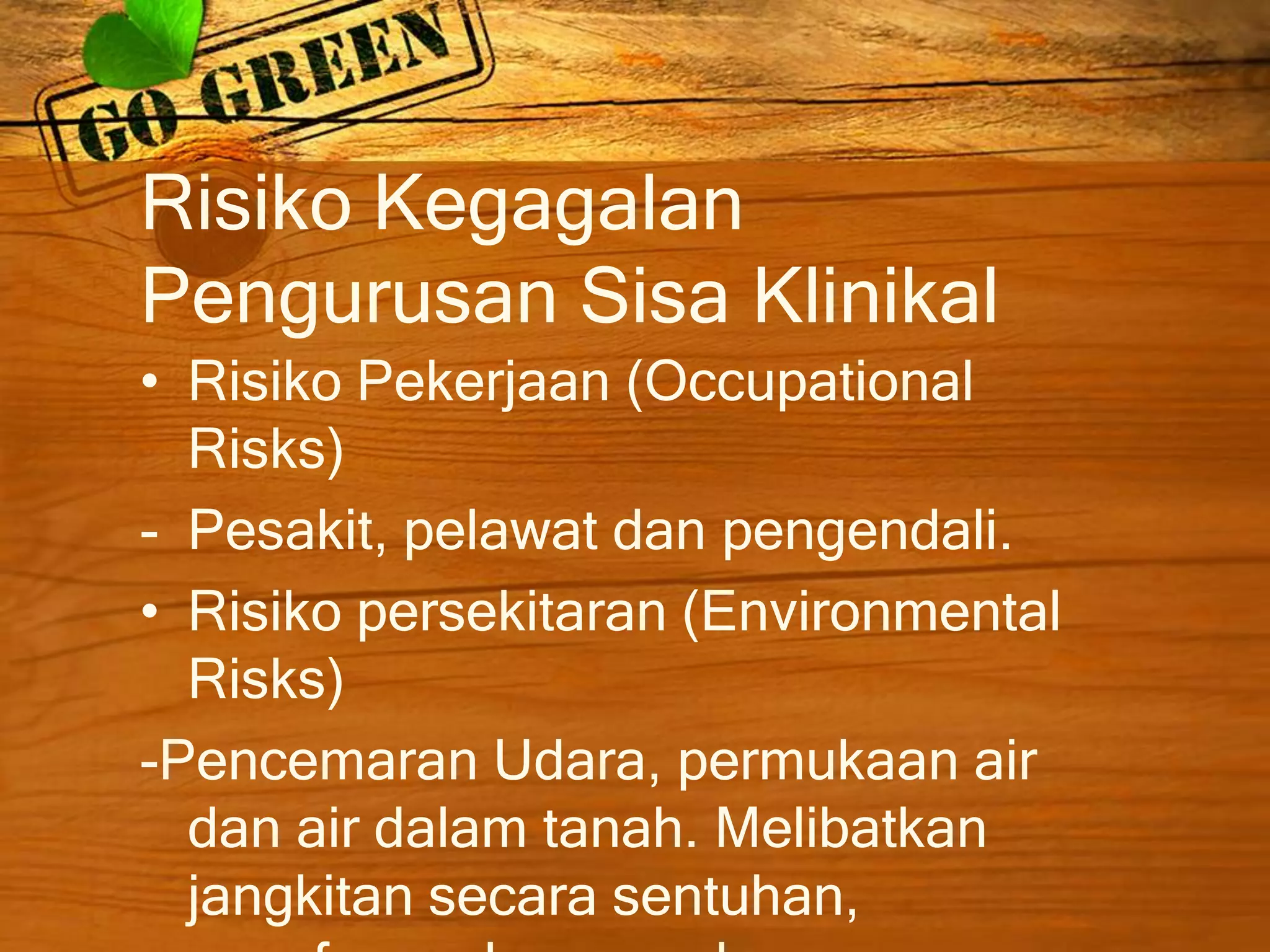 Pengurusan sisa klinikal | PPTX