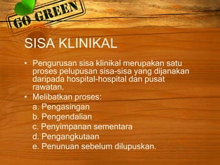 Pengurusan sisa klinikal | PPTX
