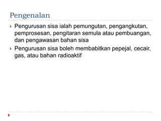 Pengurusan sisa pepejal di malaysia | PPTX